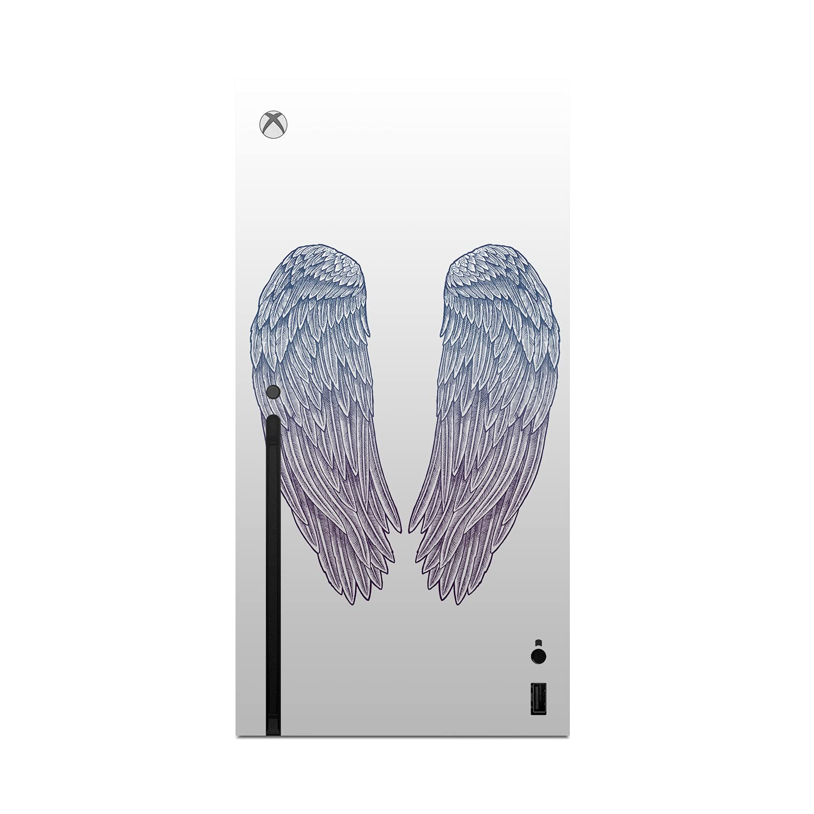 Head Case Designs Officially Licensed Rachel Caldwell Angel Wings Art Mix Matte Vinyl Sticker Gaming Skin Case Cover Compatible with Xbox Series X Console