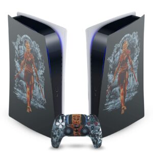 kassandra vine odyssey artwork vinyl faceplate sticker gaming skin case cover compatible with sony playstation 5 ps5 digital edition console and dualsense controller