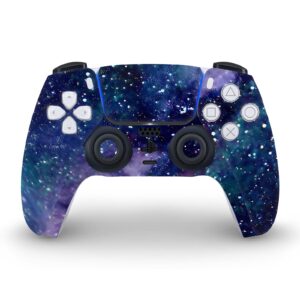 Head Case Designs Officially Licensed Cosmo18 Milky Way Art Mix Vinyl Faceplate Sticker Gaming Skin Case Cover Compatible with Sony Playstation 5 PS5 Disc Edition Console & DualSense Controller