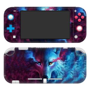 head case designs officially licensed jonas "jojoesart" jödicke wolf galaxy art mix vinyl sticker gaming skin case cover compatible with nintendo switch lite