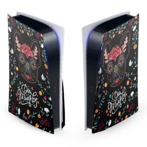 head case designs officially licensed klaudia senator day of the dead french bulldog matte vinyl faceplate sticker gaming skin case cover compatible with sony playstation 5 ps5 disc edition console