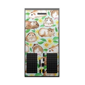 Head Case Designs Officially Licensed Micklyn Le Feuvre Guinea Pigs and Daisies in Watercolour On Mint Art Mix Matte Vinyl Sticker Gaming Skin Case Cover Compatible with Xbox Series X Console