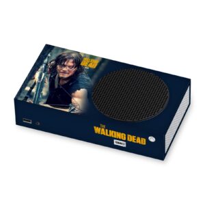 head case designs officially licensed amc the walking dead daryl lurk daryl dixon graphics matte vinyl sticker gaming skin case cover compatible with xbox series s console