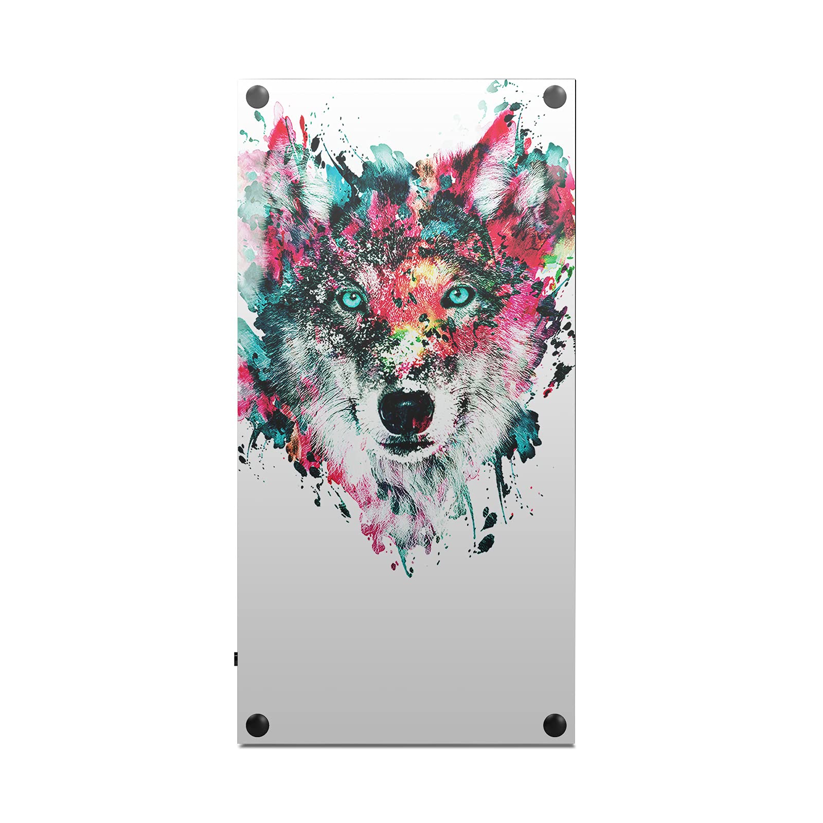 Head Case Designs Officially Licensed Riza Peker Wolf Art Mix Matte Vinyl Sticker Gaming Skin Case Cover Compatible with Xbox Series X Console and Controller Bundle