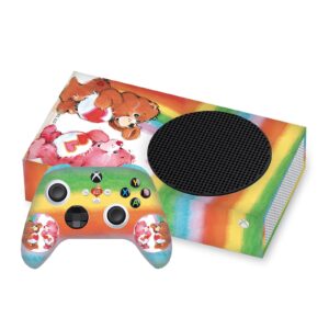 head case designs officially licensed care bears rainbow classic vinyl sticker gaming skin case cover compatible with xbox series s console and controller bundle