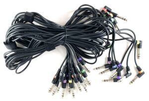 silverline 12 cable snake harness kit replacement for alesis strike, trigger io, dm10, dm5, dm4 drum kits (and others)