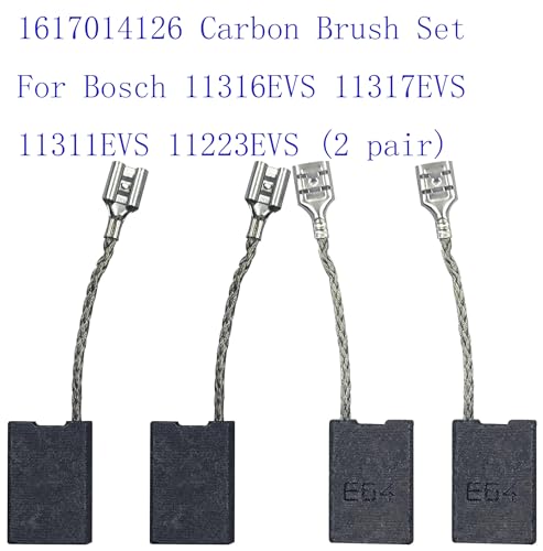 Qissiq 1617014126 Carbon Brush Set for Bosch 11316EVS 11317EVS 11311EVS 11223EVS (2 Pair)