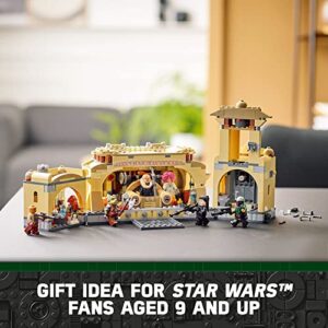 LEGO Star Wars Boba Fett’s Throne Room Building Kit 75326, with Jabba The Hutt Palace and 7 Minifigures, Star Wars Building Set, Great Gift for Star Wars Fans, Boys, Girls, Kids Age 7+ Years Old