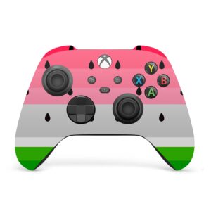 Head Case Designs Officially Licensed Haroulita Watermelon Art Mix Matte Vinyl Sticker Gaming Skin Case Cover Compatible with Xbox Series X Console and Controller Bundle