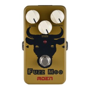 moen am-fz fuzz moo fuzz guitar effect pedal true bypass full metal shell with tone knob