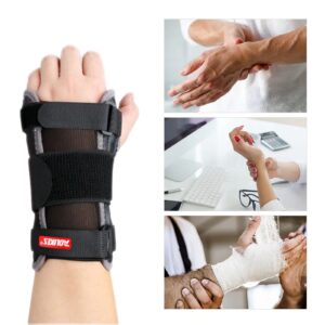 USonline911 Wrist Brace for Carpal Tunnel, Adjustable Wrist Support Brace with Splints Right and Left Hand, Small/Medium, Arm Compression Hand Support for Injuries, Wrist Pain, Sprain, Sports