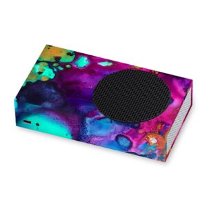 head case designs officially licensed mai autumn turquoise wine art mix matte vinyl sticker gaming skin case cover compatible with xbox series s console