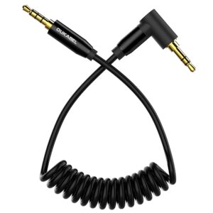 dukabel trs trrs microphone adapter, dc7 trrs replacement patch cable for videomicro/wireless go/recorder/ios & android smartphone