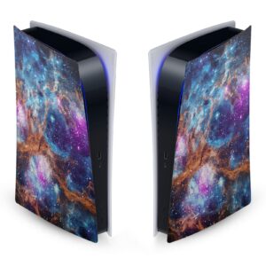 head case designs officially licensed cosmo18 lobster nebula art mix vinyl faceplate sticker gaming skin case cover compatible with sony playstation 5 ps5 digital edition console