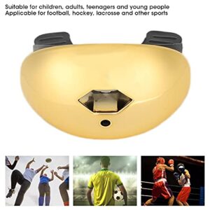 Boxing Teeth Protector, Sports Mouth Guard Relaxes Jaw Breathable Prevent Teeth Injuries for Football for Boxing(Gold)