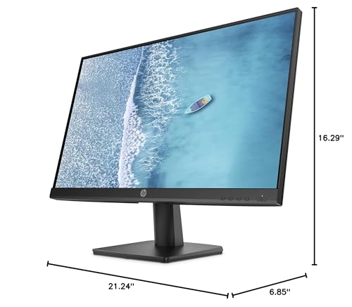 HP 23.8" LED Backlit Monitor, low blue light (V241ib, Black)