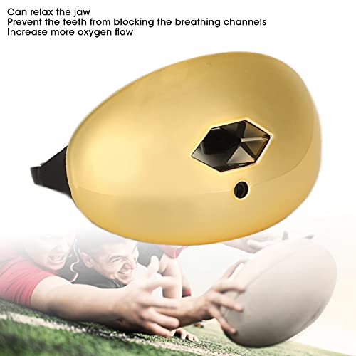 Boxing Teeth Protector, Sports Mouth Guard Relaxes Jaw Breathable Prevent Teeth Injuries for Football for Boxing(Gold)