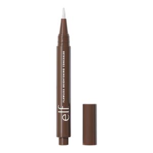 e.l.f. flawless brightening concealer, illuminating & highlighting face makeup, conceals dark under eye circles, rich 68 n, 0.07 fl oz