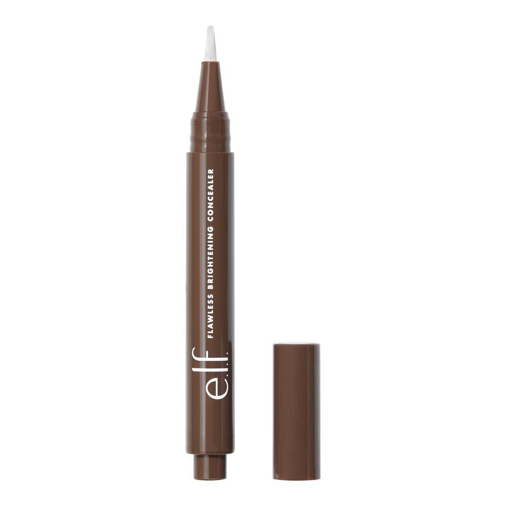 e.l.f. Flawless Brightening Concealer, Illuminating & Highlighting Face Makeup, Conceals Dark Under Eye Circles, Rich 68 N, 0.07 Fl Oz