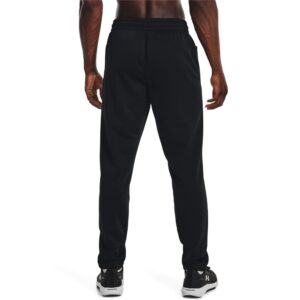 Under Armour Mens ArmourFleece Straight Leg Pant, (001) Black / / Black, X-Large