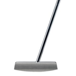 bell ii n-410 no-offset center shaft jumbo/oversize blade golf putter + tacki-mac black pistol standard grip (right, 33)