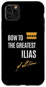 iphone 11 pro max bow to the greatest ilias of all time first given name case