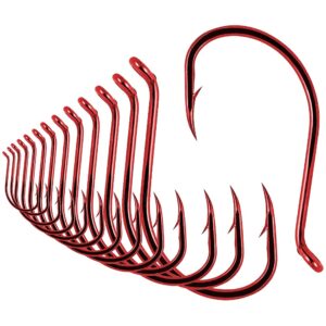 octopus-hook-fishing-beak-circle-hooks-freshwater-red-black-100-50 pack (1-red, 7/0 50-pack)