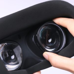 Myopia Glasses Lens Compatible with Oculus Quest 2 VR Headset accessories , customized Frame Plus Protecting Lens Combination 1 Pair (-1.50)