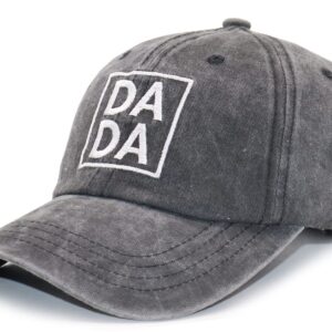 MANMESH HATT New Dad Gifts, Funny Dada Hats for Men, Vintage Washed Distressed Embroidered Daddy Baseball Cap