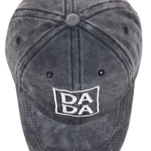 MANMESH HATT New Dad Gifts, Funny Dada Hats for Men, Vintage Washed Distressed Embroidered Daddy Baseball Cap