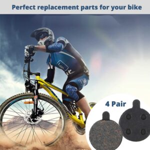 Gueiddi 4 Pairs of Bicycle disc Brake Pads for Mountain Bikes and Electric Scooters for Bengal Mechanical Helix DB280 DB350 DB450 DB550 MB700 MB700T PH02