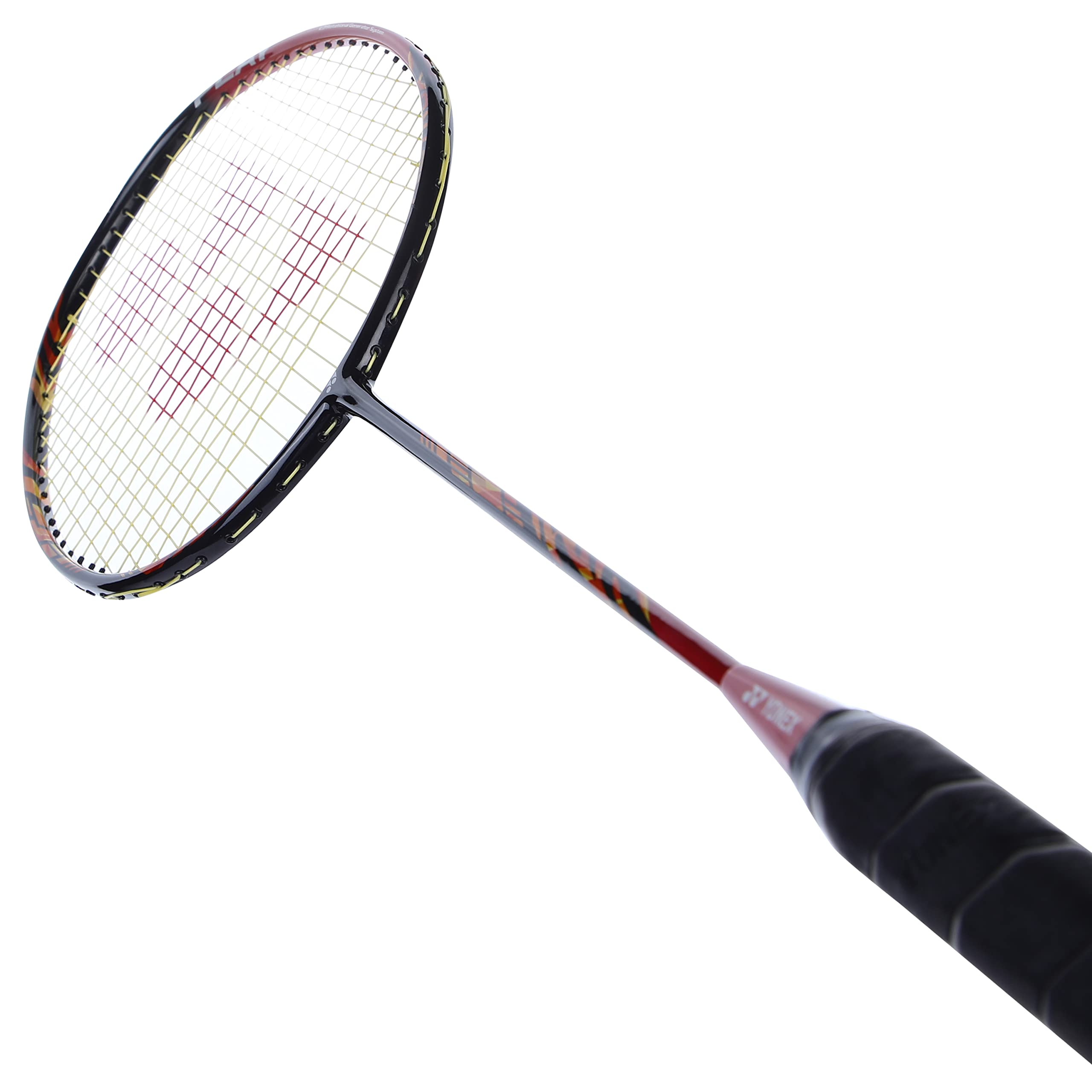 YONEX Astrox 99 Play Graphite Strung Badminton Racket with Full Racket Cover (Cherry Sunburst) | for Intermediate Players | 83 Grams | Maximum String Tension - 28lbs