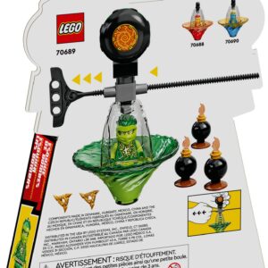 LEGO NINJAGO Lloyd’s Spinjitzu Ninja Training 70689 Spinning Toy Building Kit with NINJAGO Lloyd; Toy for Kids Aged 6+ (32 Pieces)