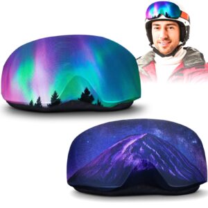 toodoo 2 pieces microfiber protective ski goggle cover ski goggle cover protectors for snow ski goggles (classic style)