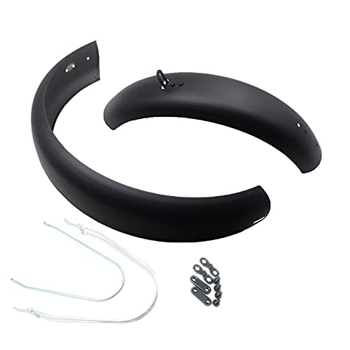 RNAGRET Bike Fender, Bicycle Fender 16 Inch 16x3. 0 E- Bike Tire Snowboard Electric Bicycles Fender Iron Mudguards