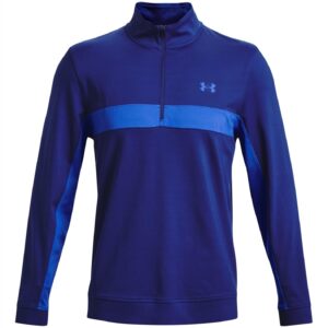 under armour men's storm midlayer 1/2 zip long-sleeve t-shirt, (456) bauhaus blue/versa blue/versa blue, large