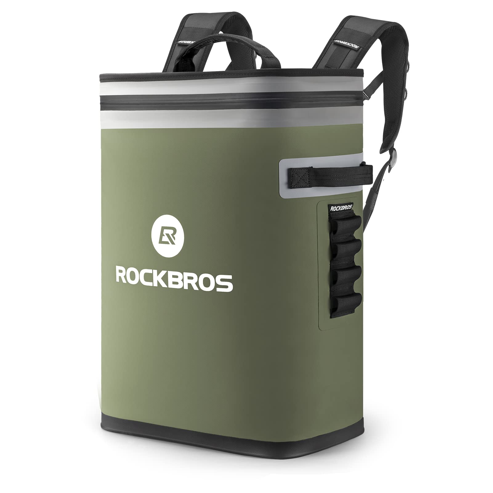 ROCKBROS Backpack Cooler Leak-Proof Soft Sack 36 Can Green