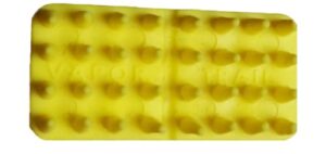 vapor trail archery limb pad, yellow