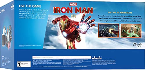 PlayStation VR Marvel's Iron Man VR Bundle, Compatible with PS4 & PS5: VR Headset, Camera, Move Motion Controllers (Renewed)