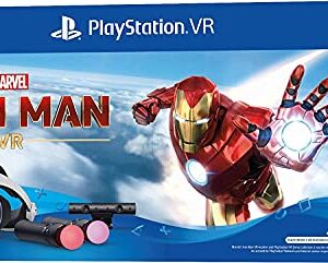 PlayStation VR Marvel's Iron Man VR Bundle, Compatible with PS4 & PS5: VR Headset, Camera, Move Motion Controllers (Renewed)