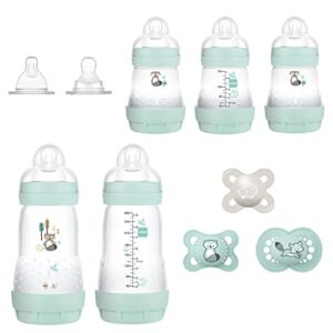 mam matte essentials gift set, 10-piece, newborn, boy