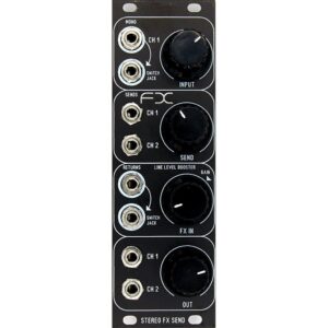 blue lantern stereo fx send and return eurorack module