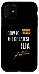 iphone 11 bow to the greatest ilia of all time first given name case