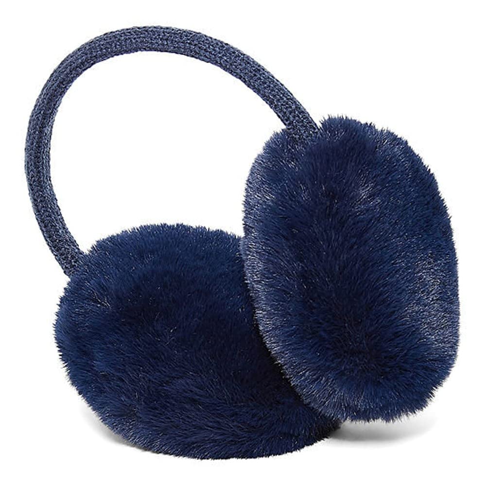 Winter Warm Knitted Earmuffs Ear Warmers Muffs Women Men Ear flap Cover (Navy), One Size Fit All