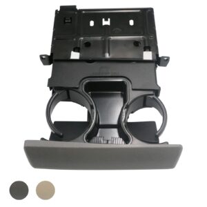 apperfit in dash cup holder replacement for 2005-2007 ford f250 f350 f450 f550 super duty truck gray replaces 5c3z-2504810-aad