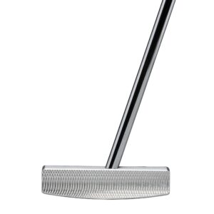 bell iii n-365 no-offset center shaft half-mallet golf putter + winn dri-tac dark gray standard grip (right, 35)