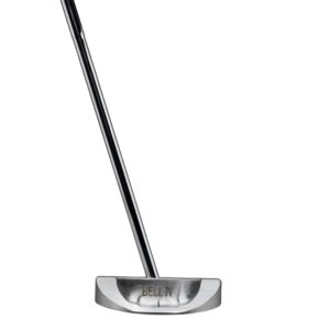 Bell IV N-390 No-Offset Center Shaft Full-Mallet Golf Putter + Tacki-Mac Jumbo Flat Top Grip (Right, 39)