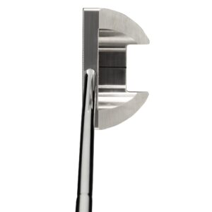 Bell Putters N-365 No-Offset Center Shaft Half-Mallet Golf Putter + Tacki-Mac Jumbo Flat Top Grip (Right, 34)