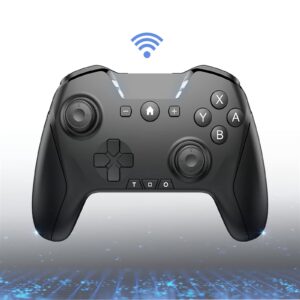 bluetooth controller for switch/mac/pc/steam/mobile phone/ios/android//tv/ipad/table/apple arcade mfi games, switch pro controller wireless with adjustable dual motion,turbo,macros,6-axis,wake up for black myth: wukong