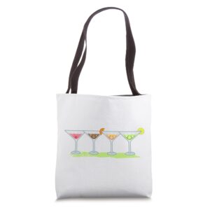 cocktail lover bartender cocktails martinis tote bag